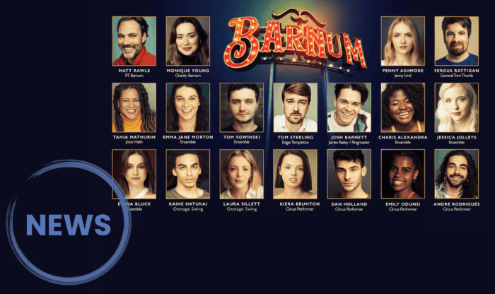 Cast announced for Barnum at the Watermill Theatre - Cinerama Film